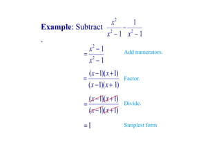 Addition and Substruction on Rational Expression notes.pdf