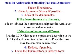 Addition and Substruction on Rational Expression notes.pdf