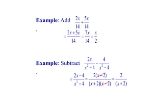 Addition and Substruction on Rational Expression notes.pdf