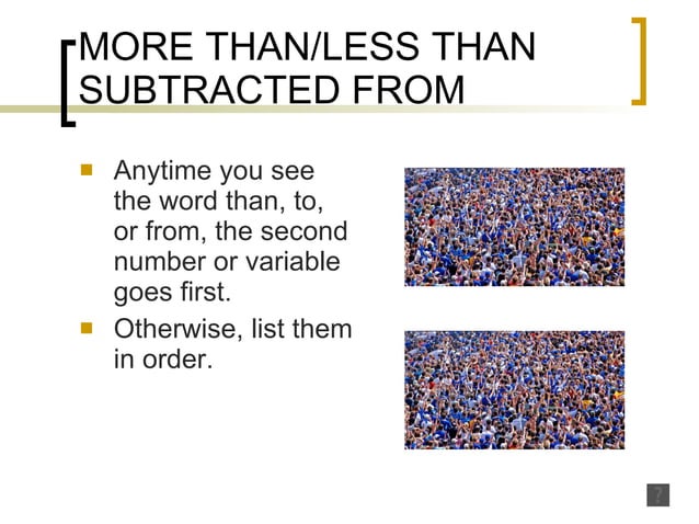 Addition and subtraction expressions | PPT