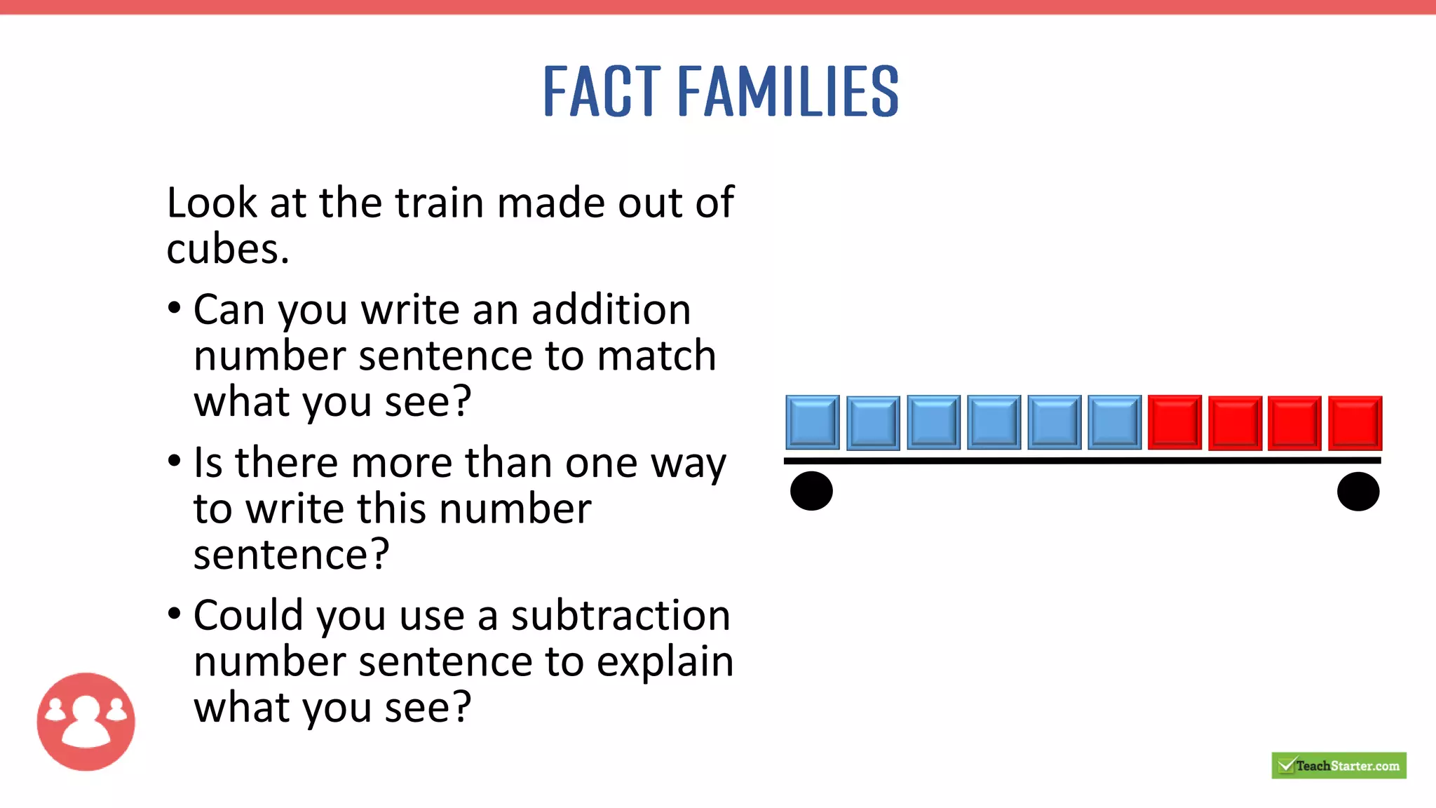 Addition and subtraction fact families | PPTX