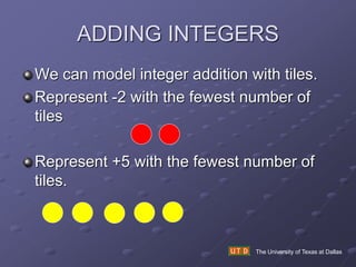 Addition and subtraction integers | PPTX