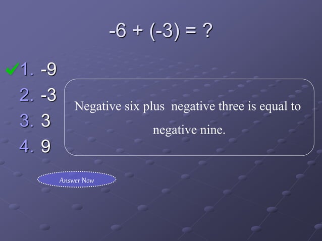 Addition and subtraction integers | PPTX