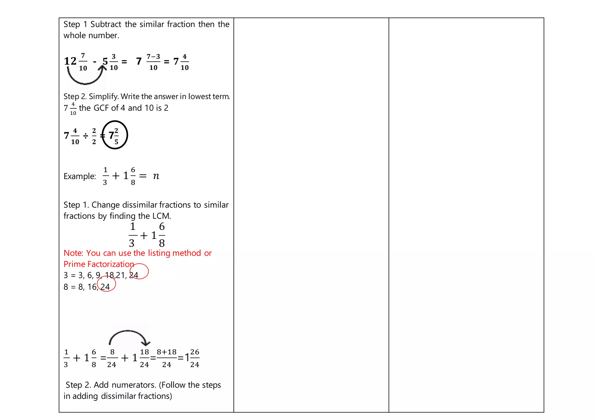 Addition and Subtraction of Fraction(similar and dissimilar).docx