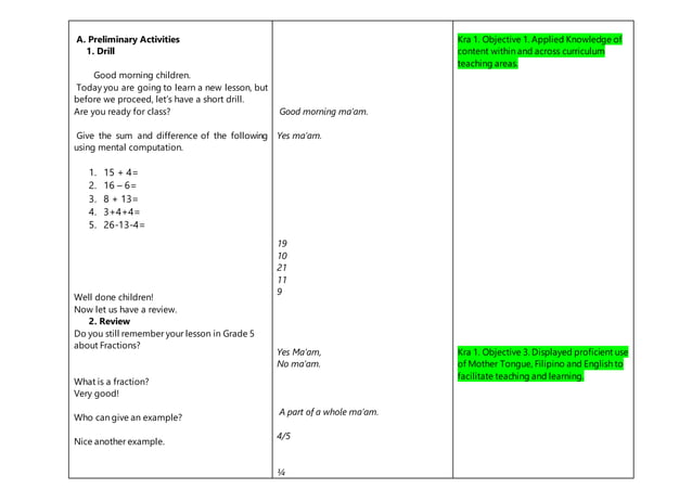 Addition and Subtraction of Fraction(similar and dissimilar).docx | Education