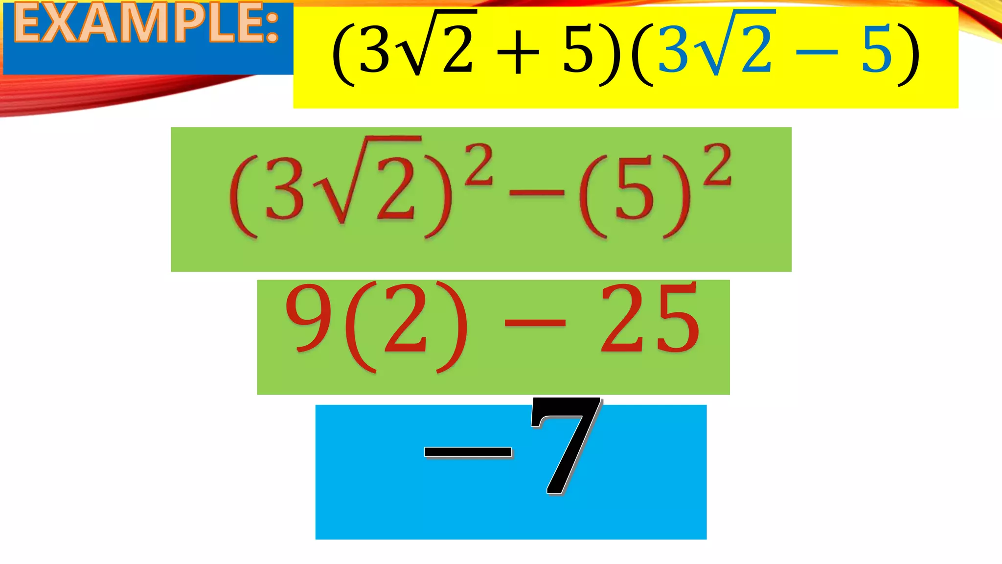 Addition And Subtraction Of Radicals 9 Ppt