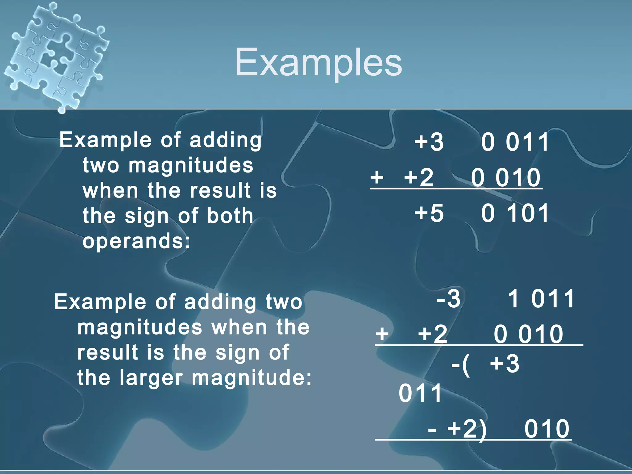 Addition and subtraction with signed magnitude data (mano | PPT