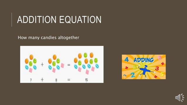 Addition Equation Class One Presentation Pptx