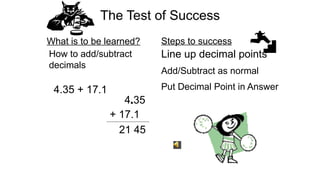 Grade 6 - Addition of Decimal Numbers.pptx