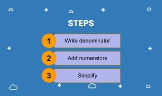 Addition of fractions | PDF