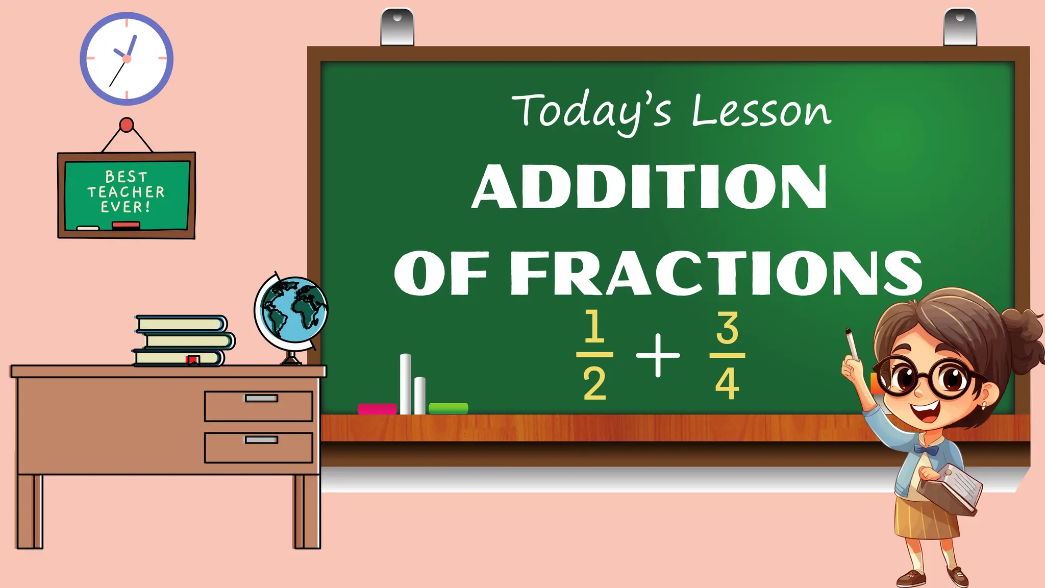 ADDITION OF FRACTIONS STEP BY STEP PROCESS | PPT