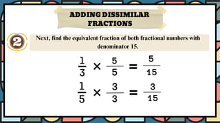 ADDITION OF FRACTIONS STEP BY STEP PROCESS | PDF | Homework and Study ...