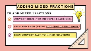 ADDITION OF FRACTIONS STEP BY STEP PROCESS | PDF | Homework and Study ...
