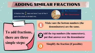 ADDITION OF FRACTIONS STEP BY STEP PROCESS | PDF | Homework and Study ...