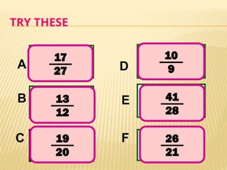 Addition of Fractions (PNSB).ppsx mathematics 5 | PPSX | Education