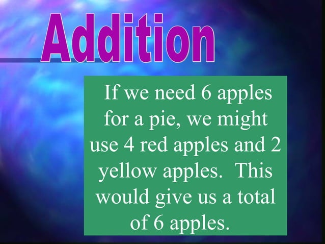 Addition presentation power point | PPT