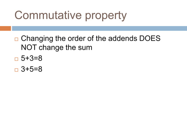 Addition property | PPTX