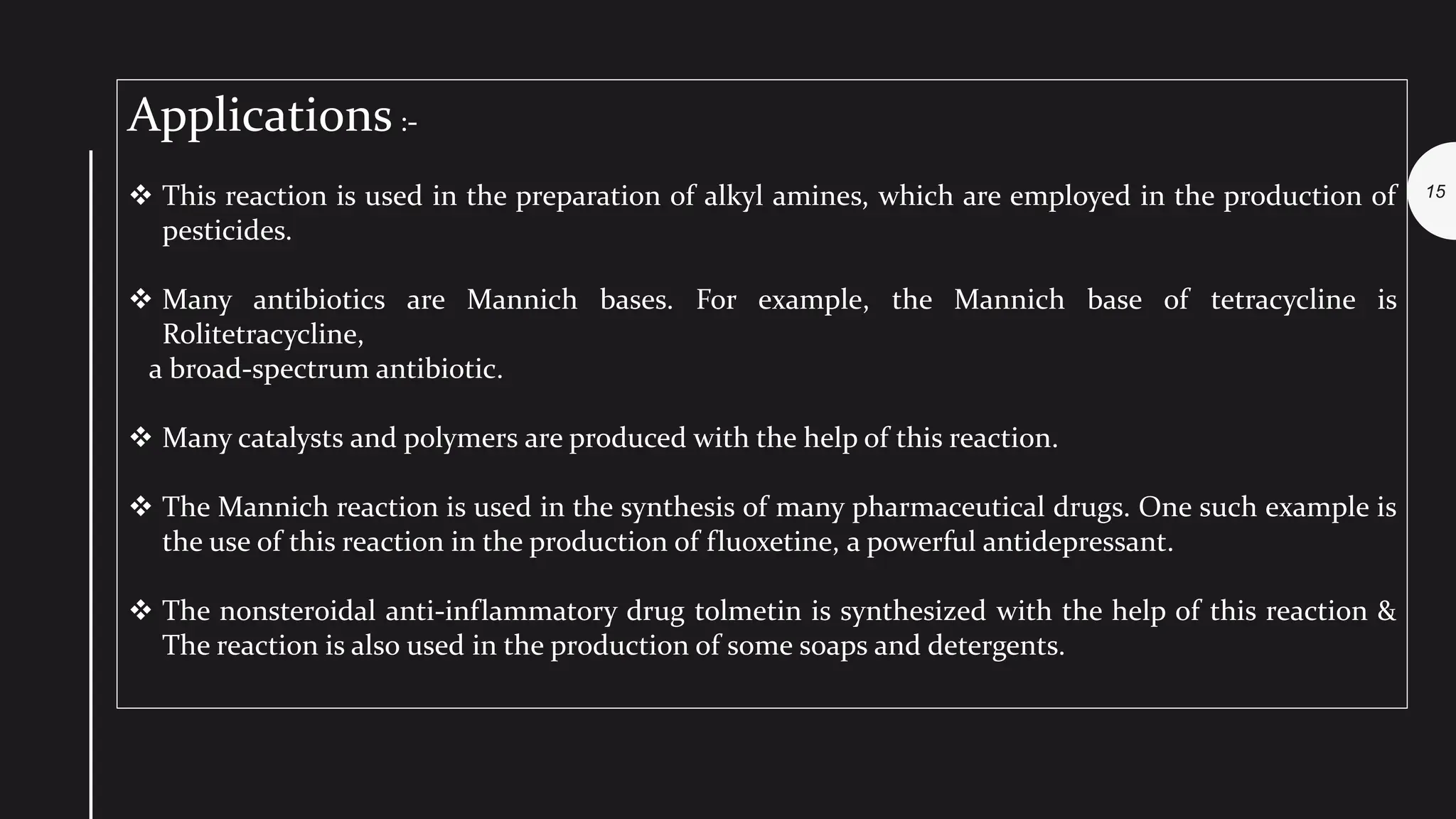 Addition Reactions with Amines and Iminium ions Mannich reaction..pptx
