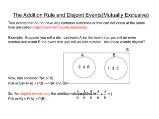 Addition Rule of Probability Math 10.ppt