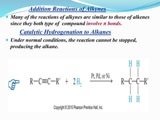 Addition rxns of c c multiple bond | PPTX