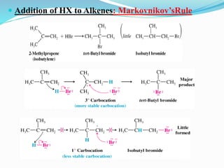 Addition rxns of c c multiple bond | PPTX