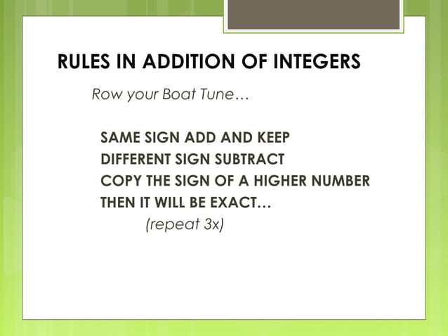lesson plan on Addition & subtraction of integers | PPT | Physics | Science