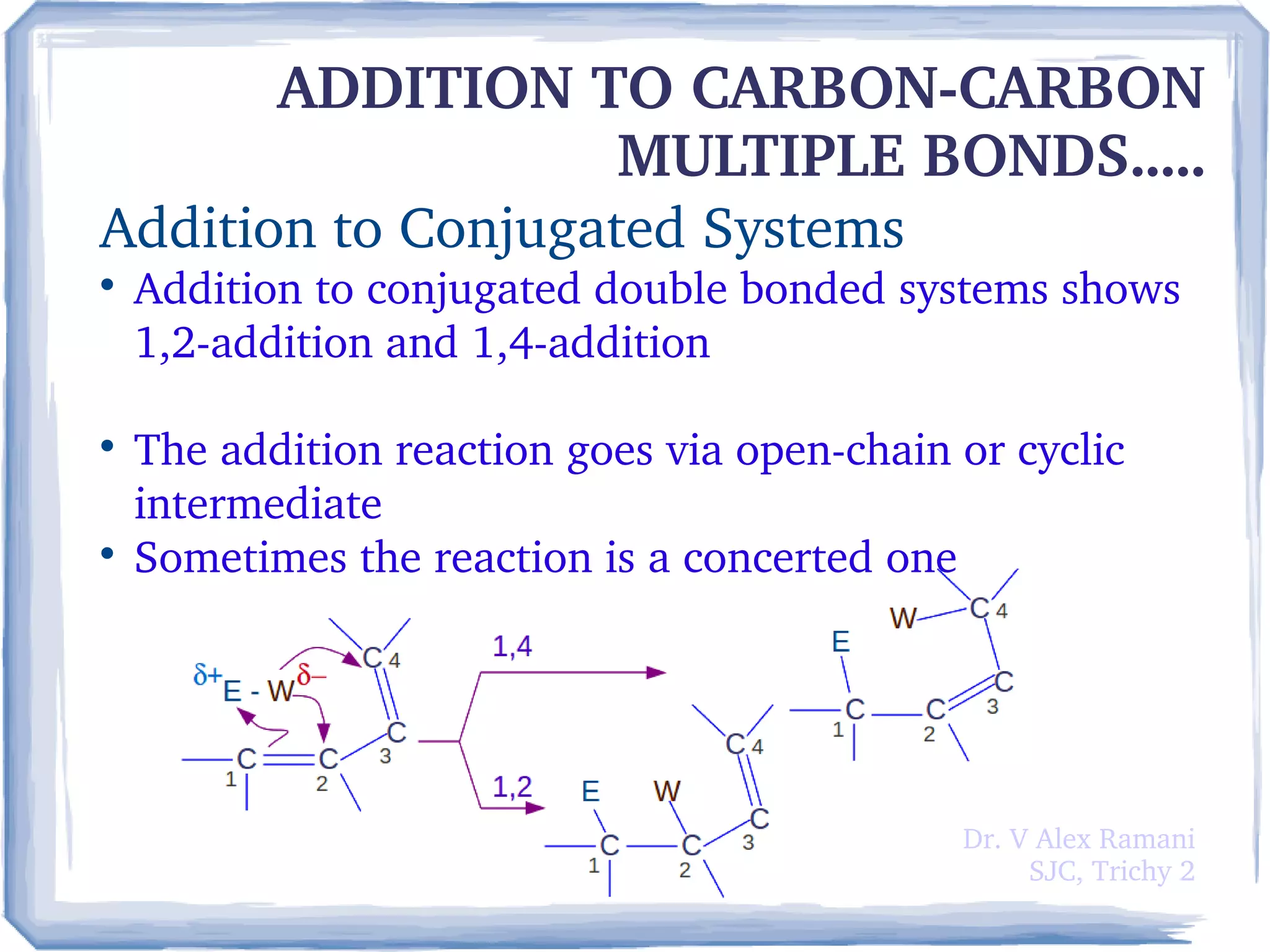Addition to c=c multi bonds | PDF