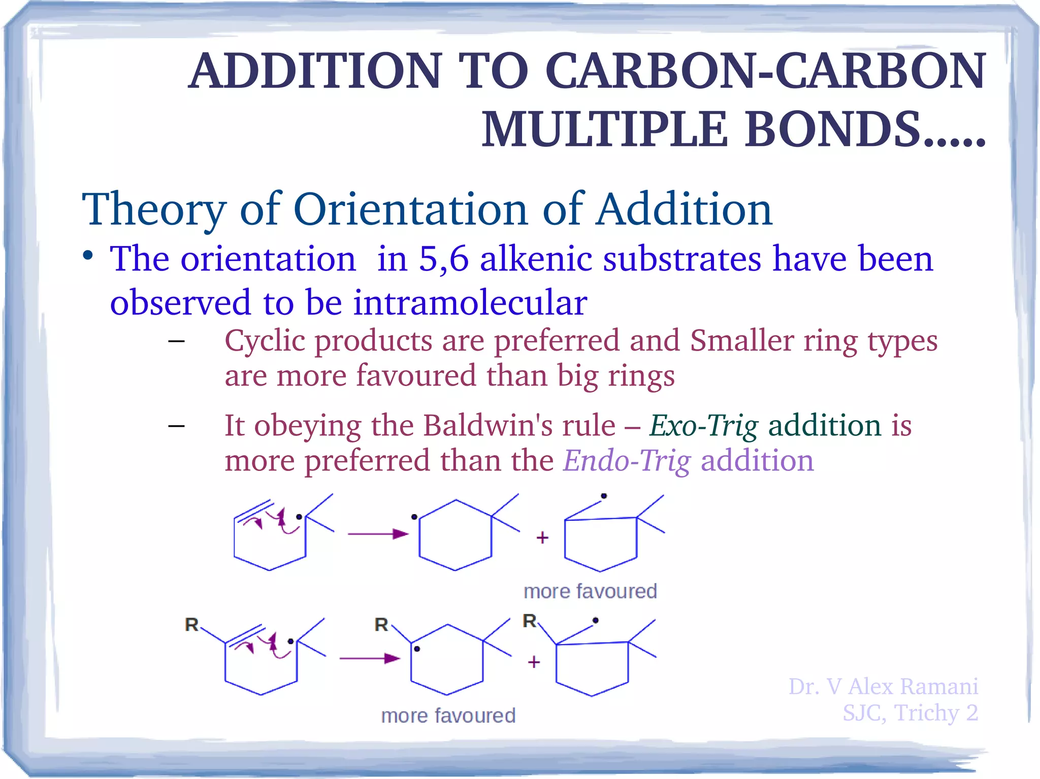 Addition to c=c multi bonds | PDF