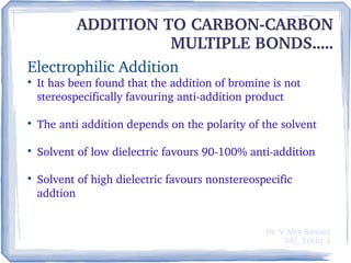 Addition to c=c multi bonds | PDF