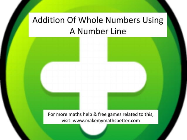 Addition Using A Number Line | PPT