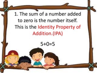 Addition using properties | PPTX