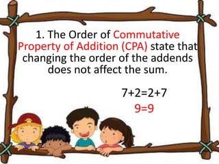 Addition using properties | PPTX