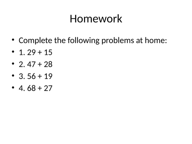 Addition_with_ the Regrouping_Grade_2.pptx | Homework and Study | Education