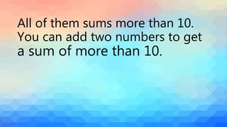 Addition with sums up to 18 | PPTX