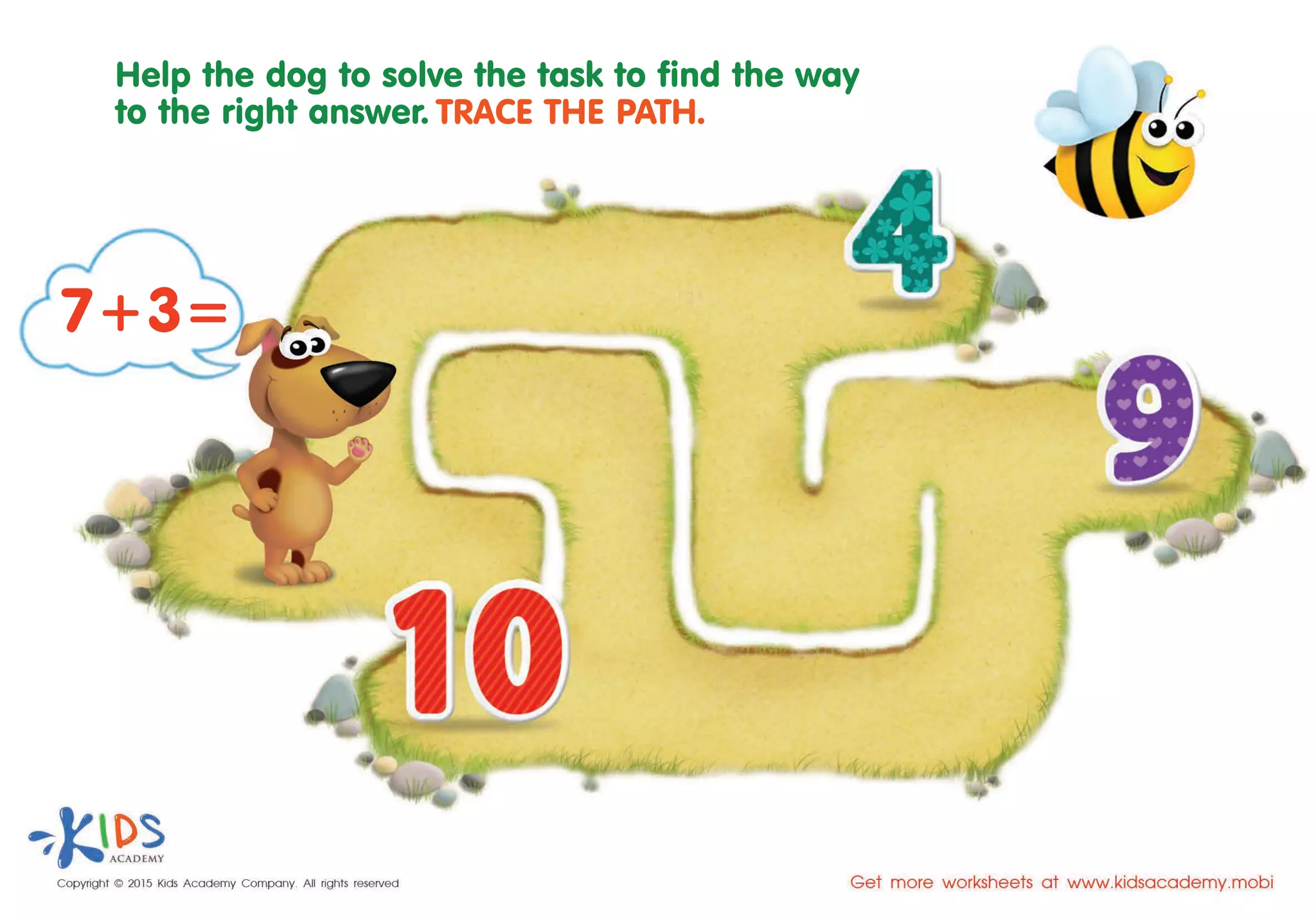 Math printable worksheets for Preschool and Kindergarten - Addition | PPT