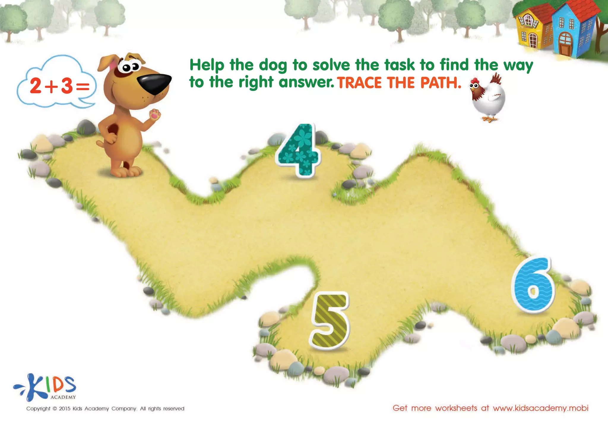 Math printable worksheets for Preschool and Kindergarten - Addition | PPT