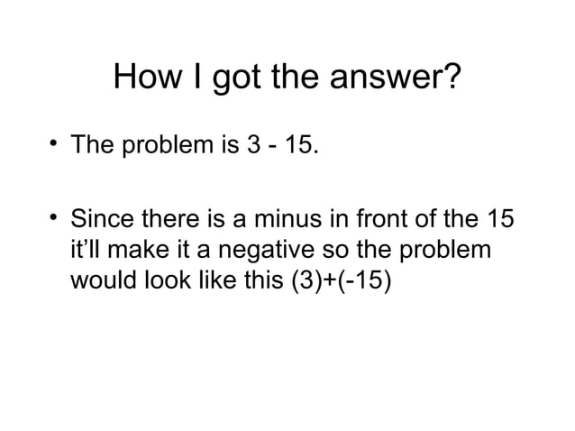 Additive Identity Property | PPT