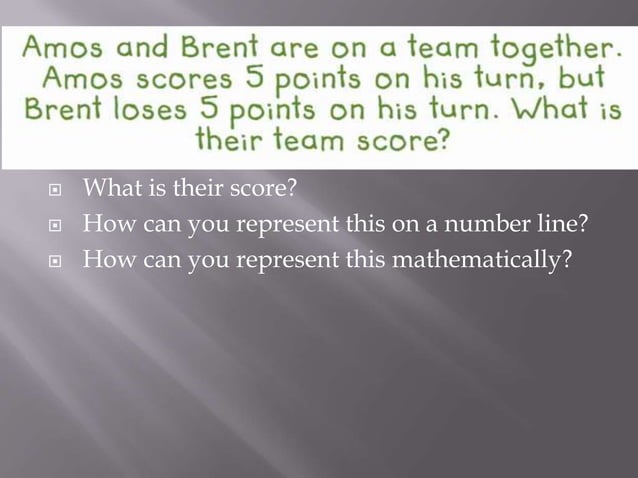 Additive inverse zero pairs absolute value | PPTX | Science