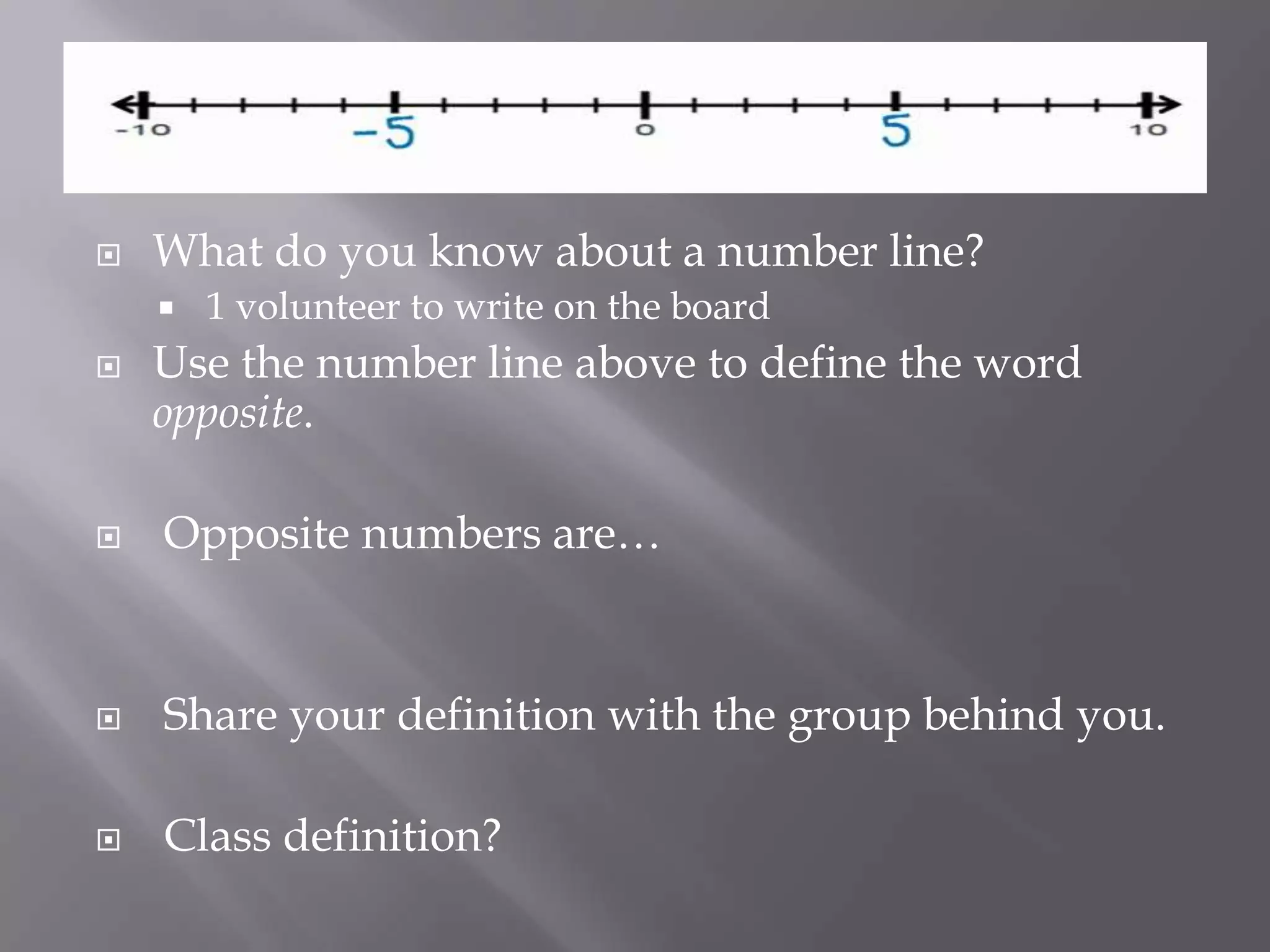 Additive inverse zero pairs absolute value | PPTX