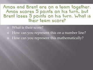 Additive inverse zero pairs absolute value | PPTX