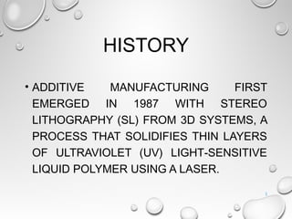 Additive manufacturing | PPT
