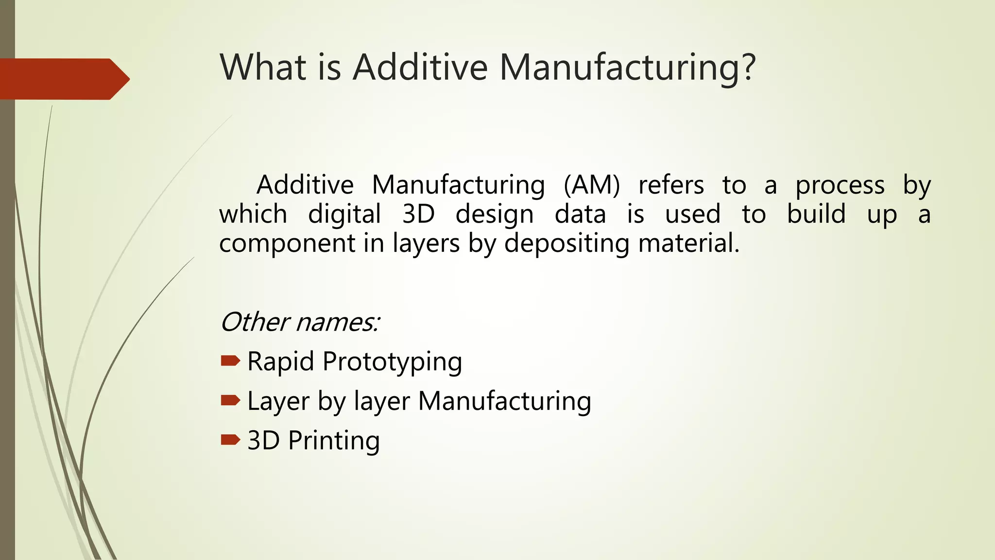 Additive Manufacturing | PPTX