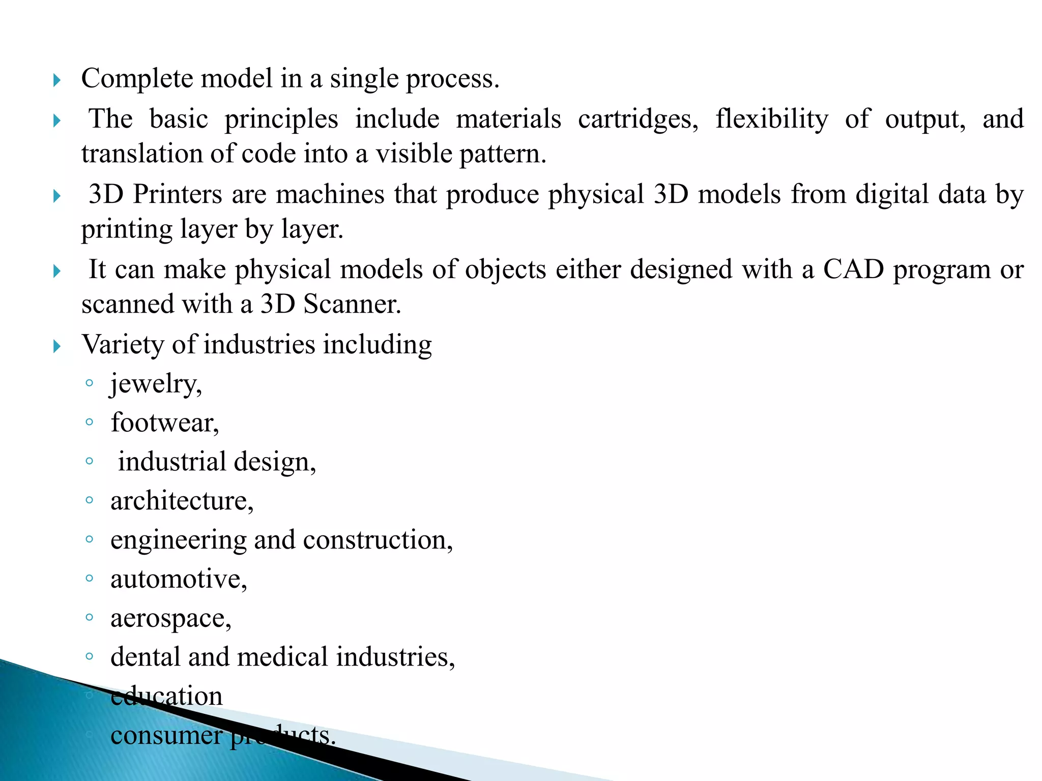 Additive manufacturing in dentistry | PPTX