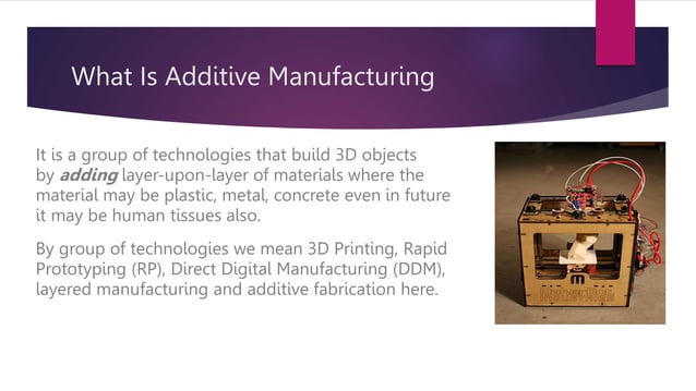 Additive_Manufacturing | PPTX