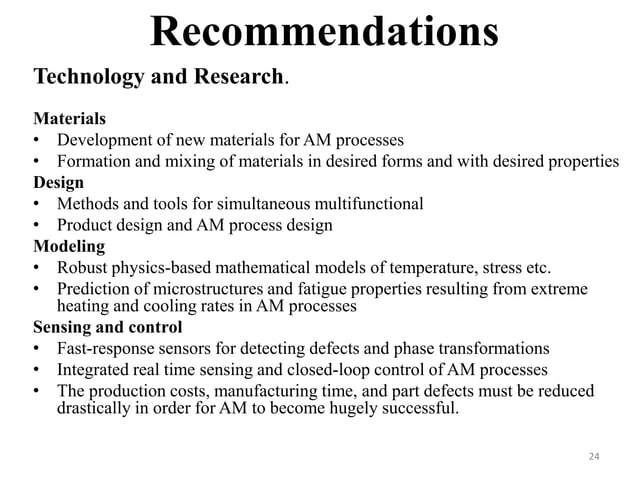 Additive manufacturing ppt | PPTX