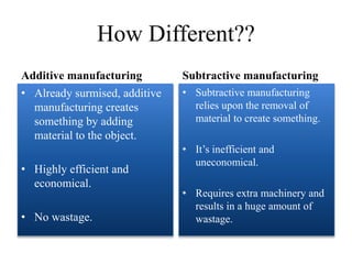 Additive manufacturing technology | PPTX