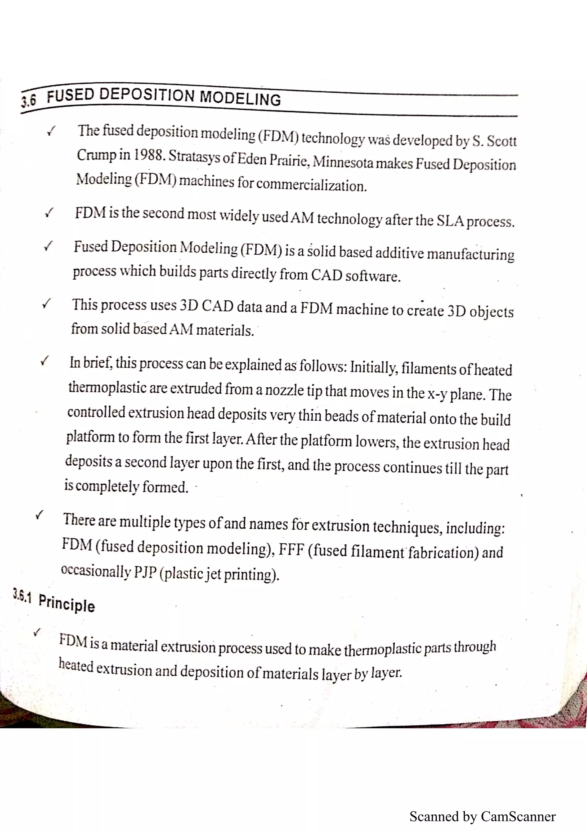 Additive manufacturing unit 2 notes | PDF
