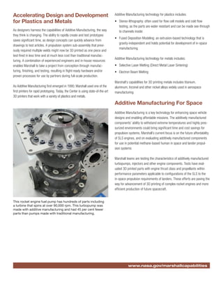 NASA Additive Manufacturing | PDF