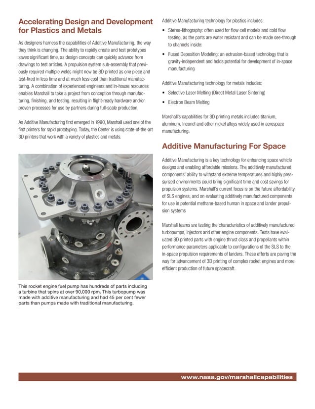 NASA Additive Manufacturing | PDF | 3-D Graphics | Computer Software ...