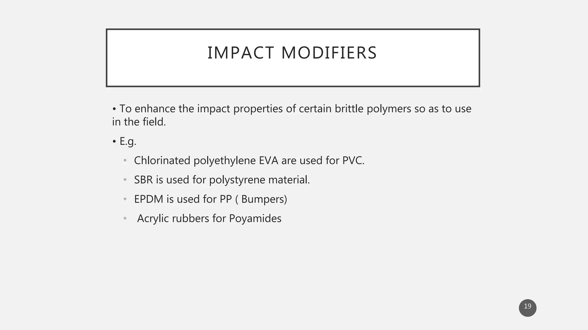 Additives of Polymer, Additives of plastic, Improve properties of ...